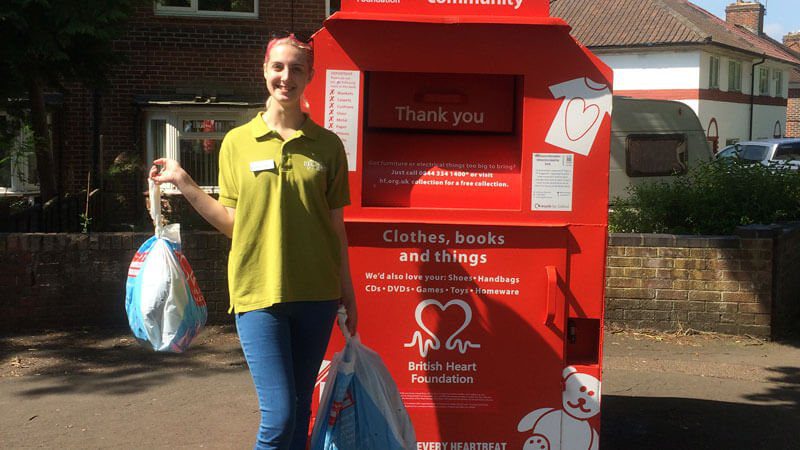Self Storage for Charities | The British Heart Foundation